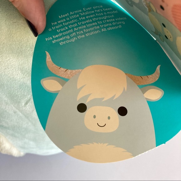 Squishmallows | Toys | Squishmallow Armie The Blue Longhorn Bull 6 ...